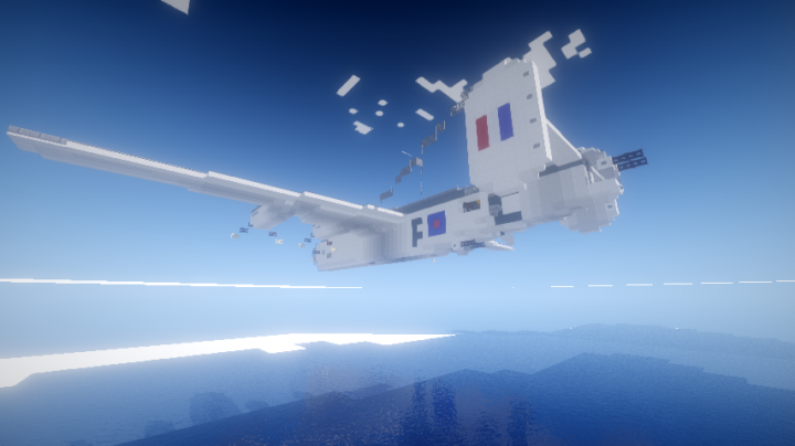 Consolidated B-24 Liberator of the RAF Coastal Command Minecraft Map