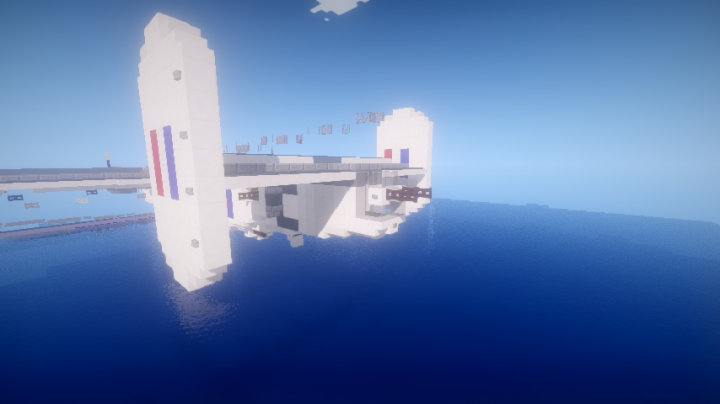 Consolidated B-24 Liberator of the RAF Coastal Command Minecraft Map