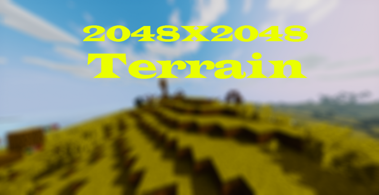 Terrain 2048X2048 Minecraft Map