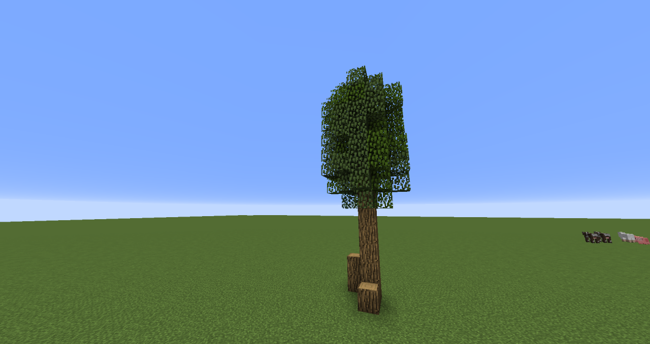 simple tree model Minecraft Map