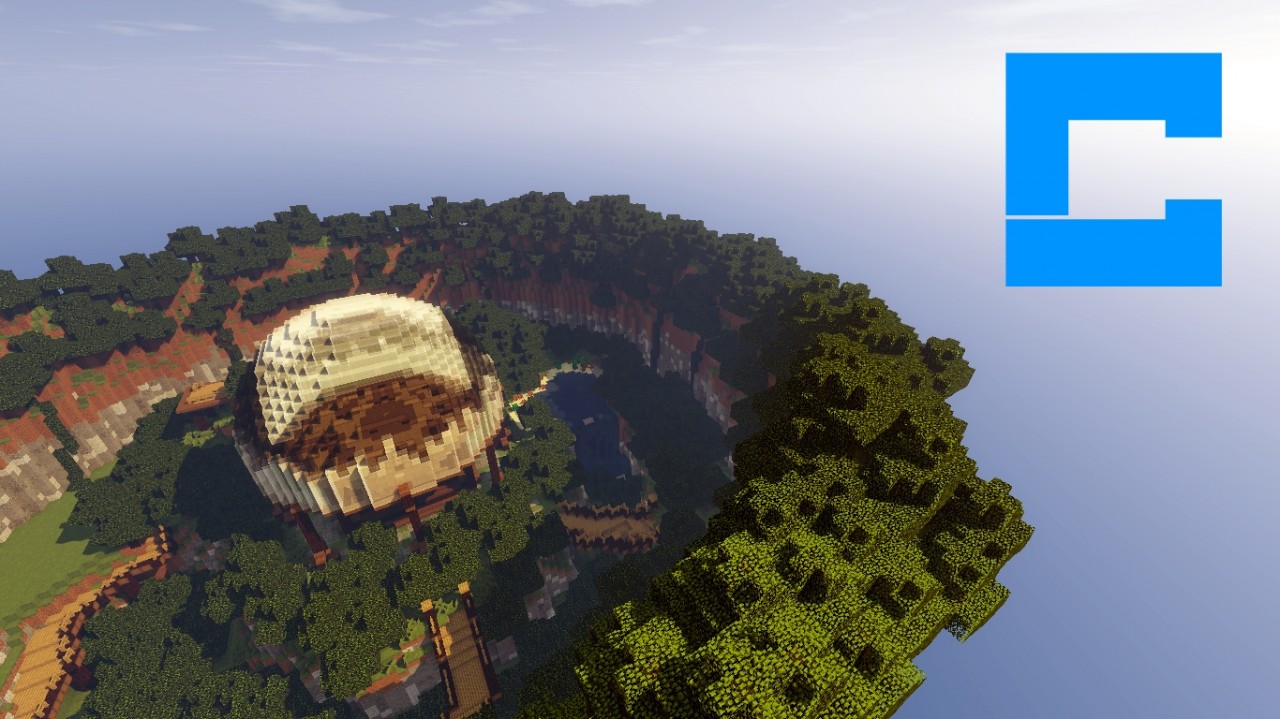 Deep Forest PvP Arena 50x50 Minecraft Map