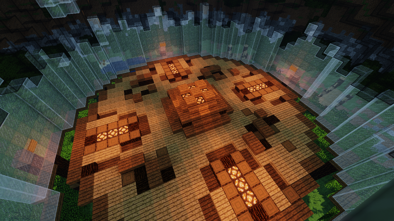 Deep Forest PvP Arena 50x50 Minecraft Map