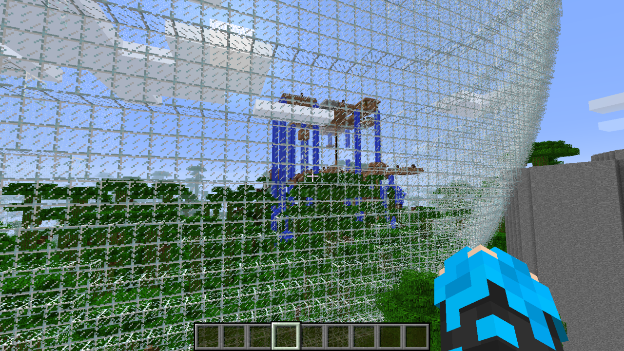 The mega jungle tree house Minecraft Map