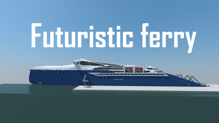 minecraft-futuristic-ferry [download] Minecraft Map