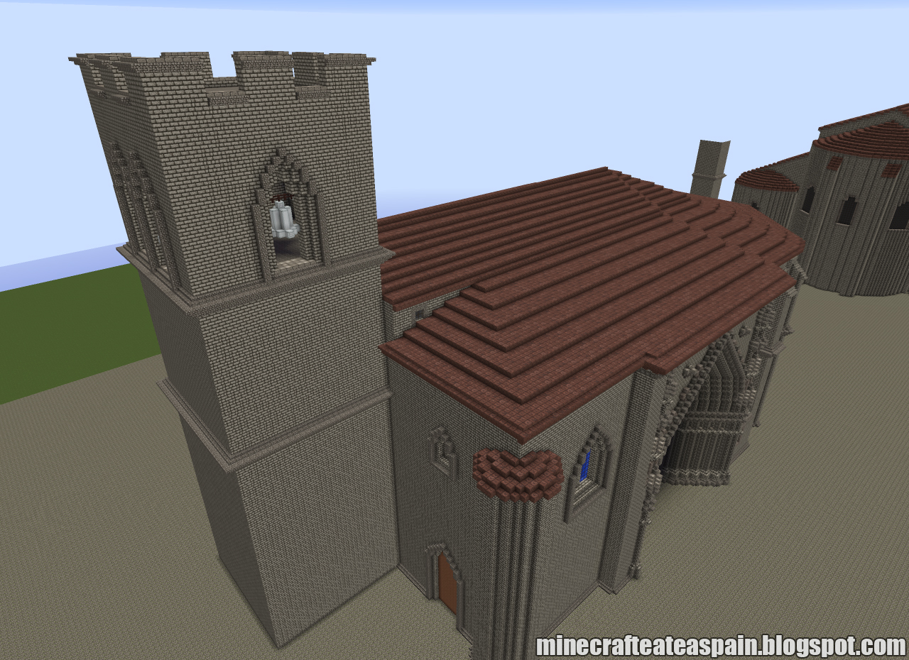 Replica Minecraft: Church of San Juan (Aranda de Duero), Burgos, Spain ...