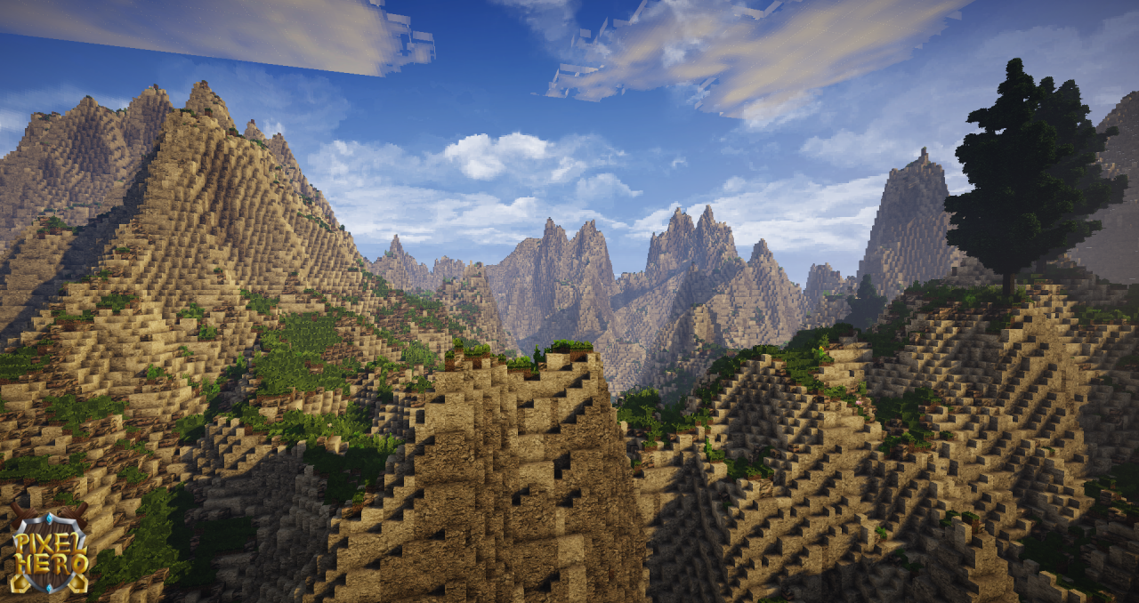 The map of PixelLand - 10.000x10.000 Minecraft Map