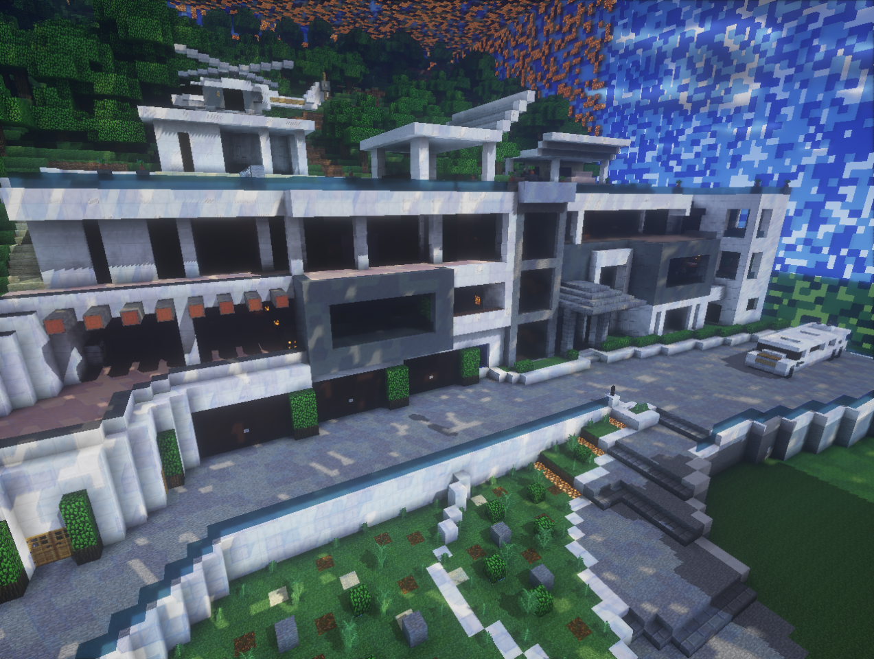 modern residence Minecraft Map