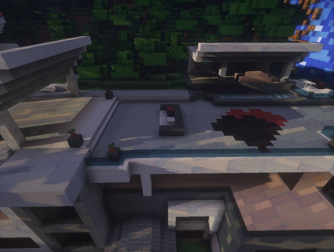 modern residence Minecraft Map