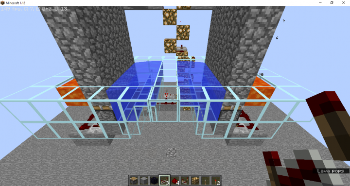 regenerating cobble wall Minecraft Map