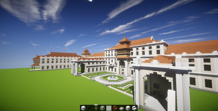 Indian-Rococo style palace Minecraft Map