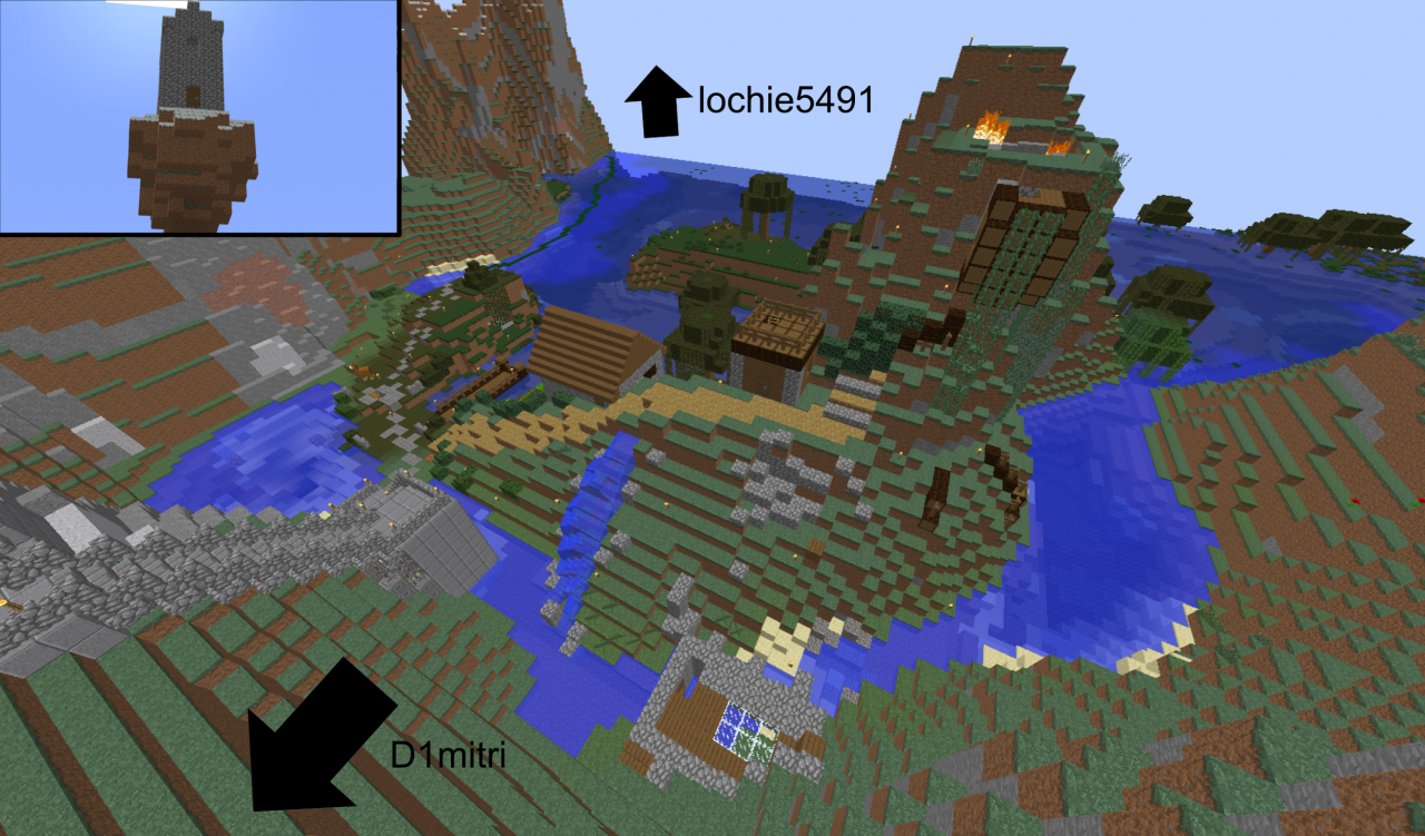 Mountain Range Project Minecraft Map