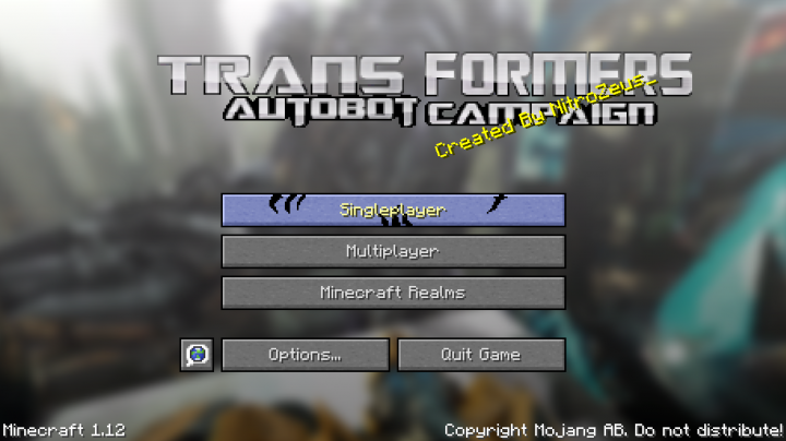 Transformers Autobot Campaign Pack V 1.8 (Now Works With MCPE/Windows ...