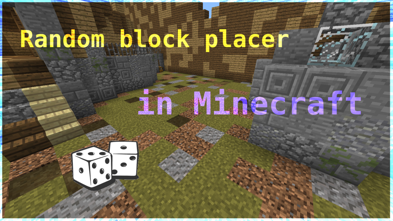 Random block placer Minecraft Map