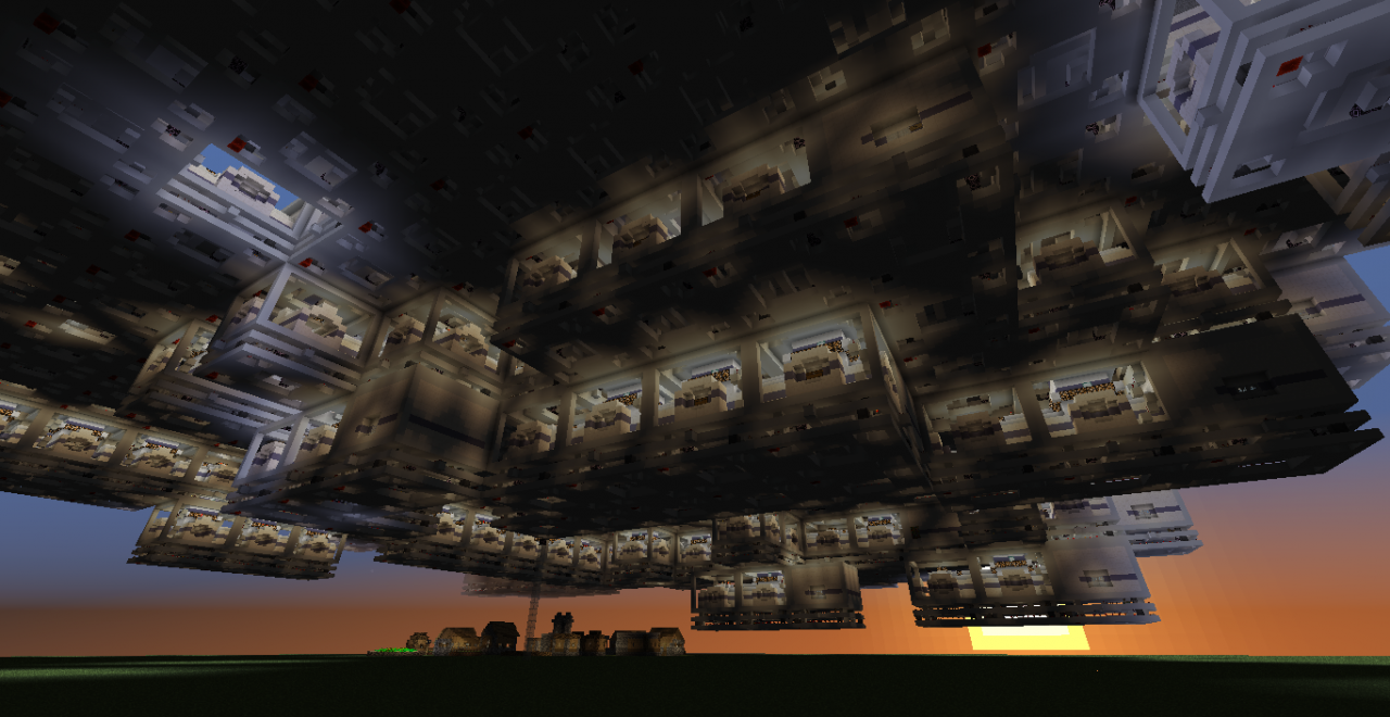 Self Building Underground Facility [Universal Modules] Minecraft Map