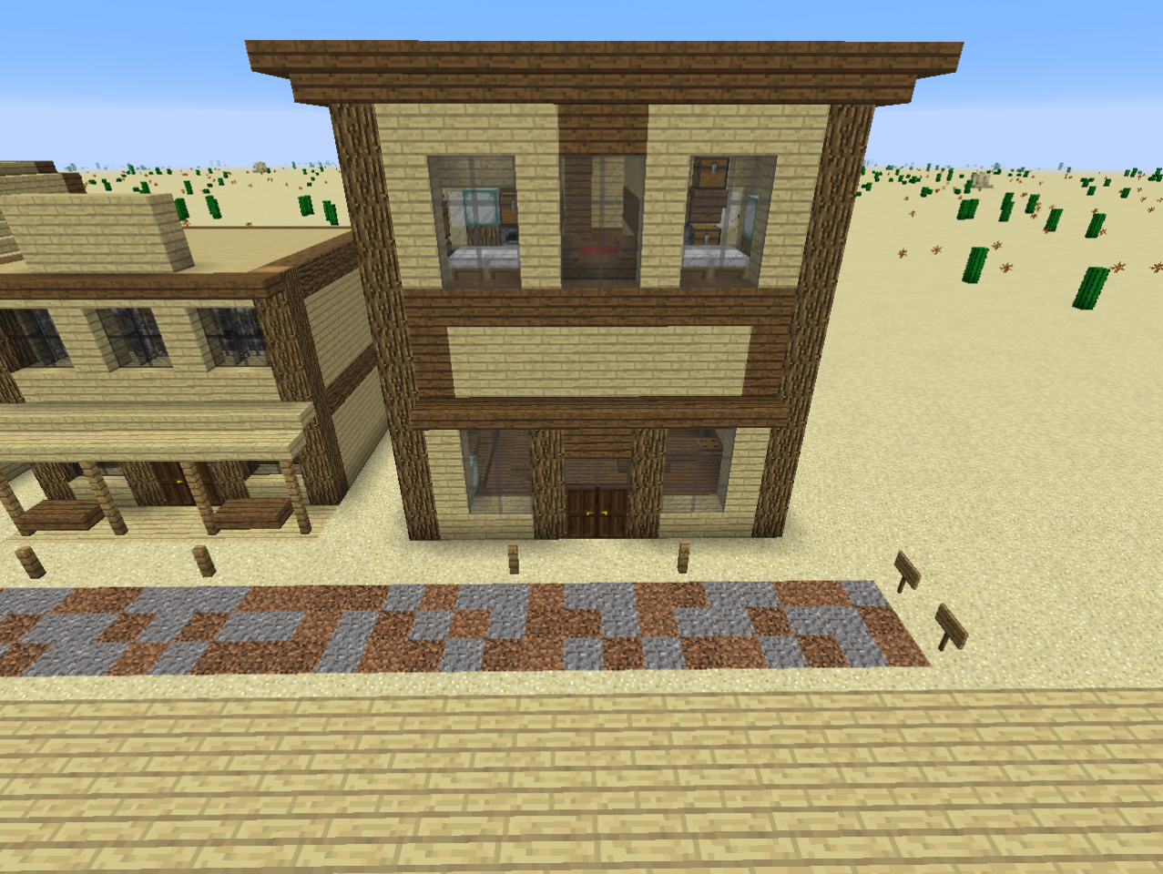 My Western Town Minecraft Map