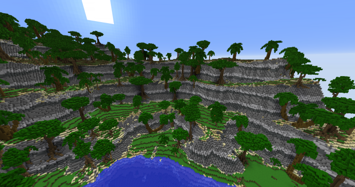 tropical coast Minecraft Map