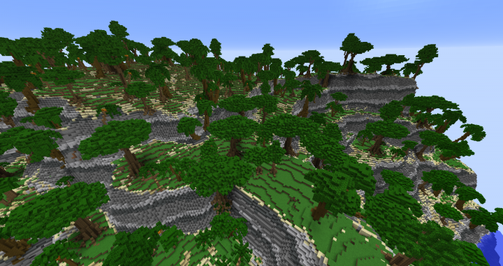 tropical coast Minecraft Map