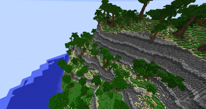 tropical coast Minecraft Map