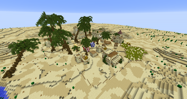 arabian village in desert Minecraft Map
