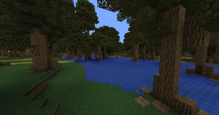 Swamp biome Minecraft Map