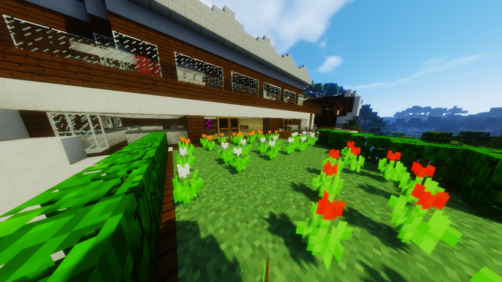 Modern Minecraft Hill House 1.12 Minecraft Map