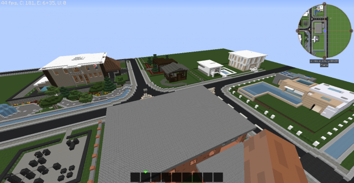 City with friend Minecraft Map