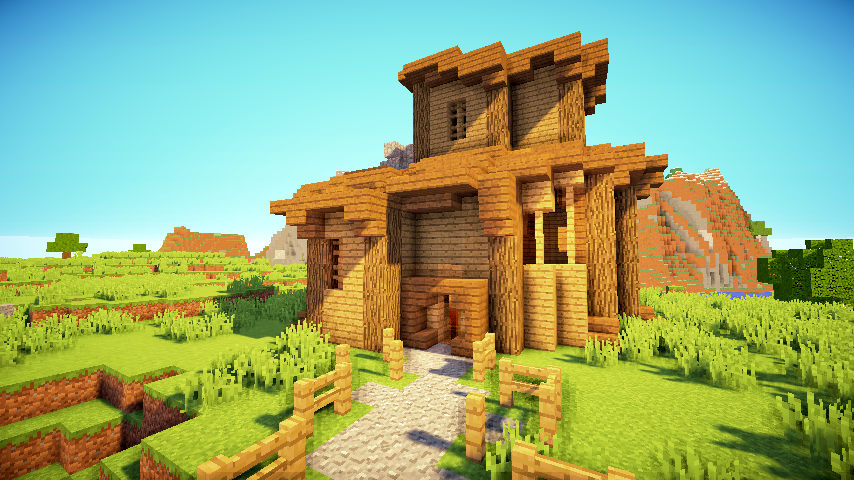 Survival World House. Minecraft Map