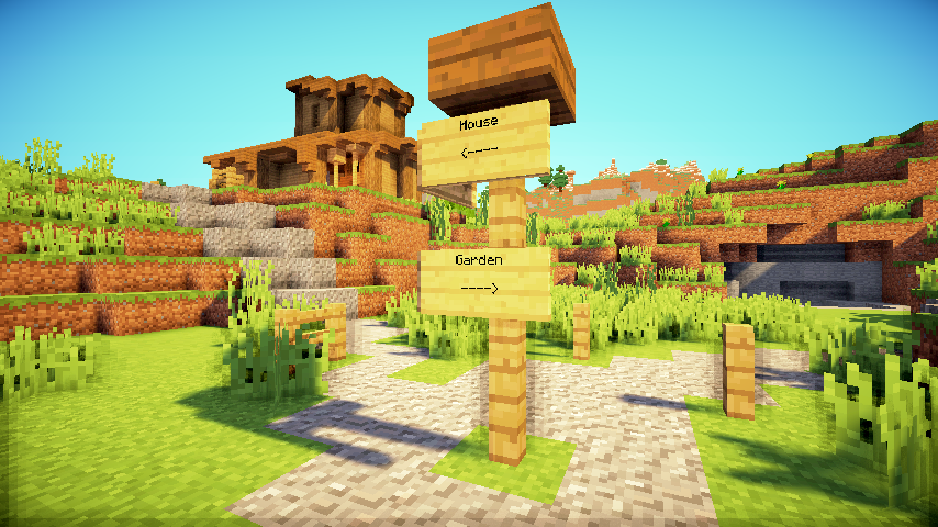 Survival World House. Minecraft Map