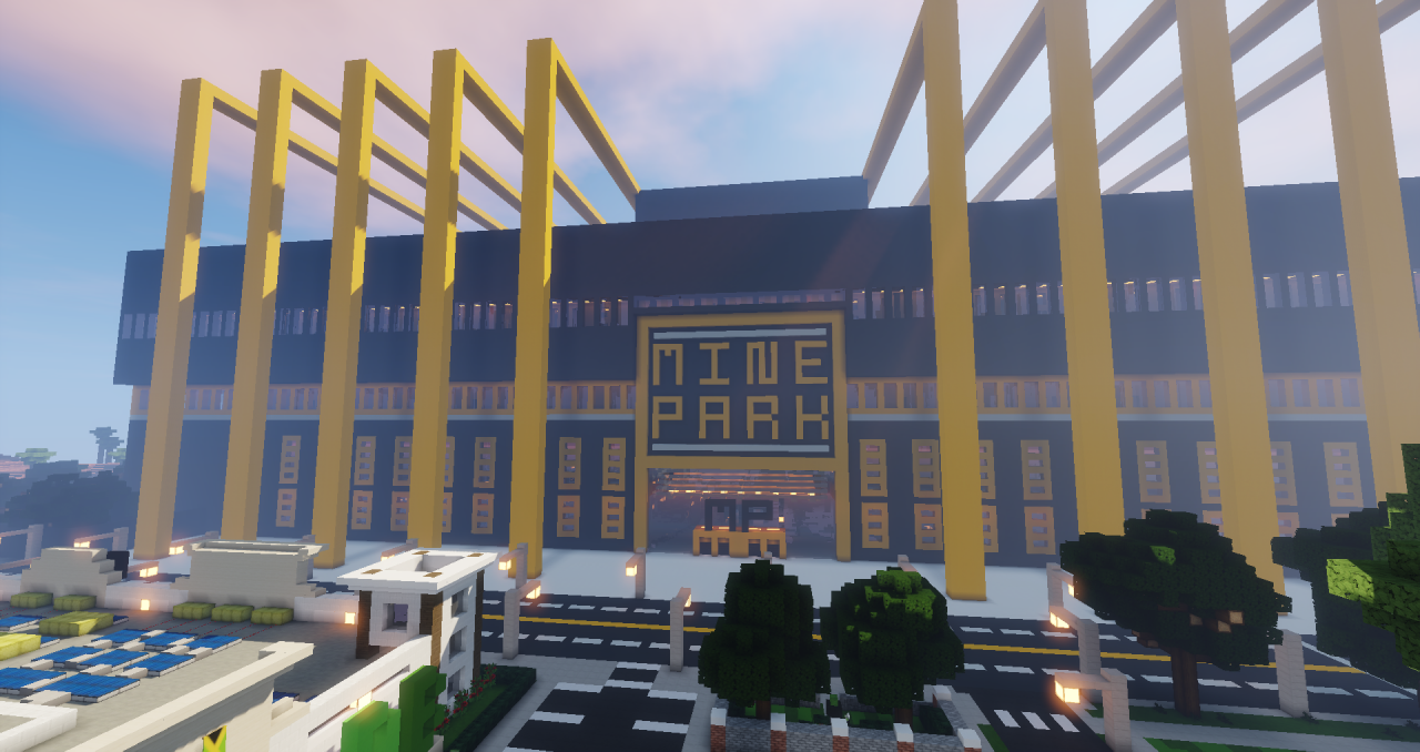 MinePark - Football stadium Minecraft Map