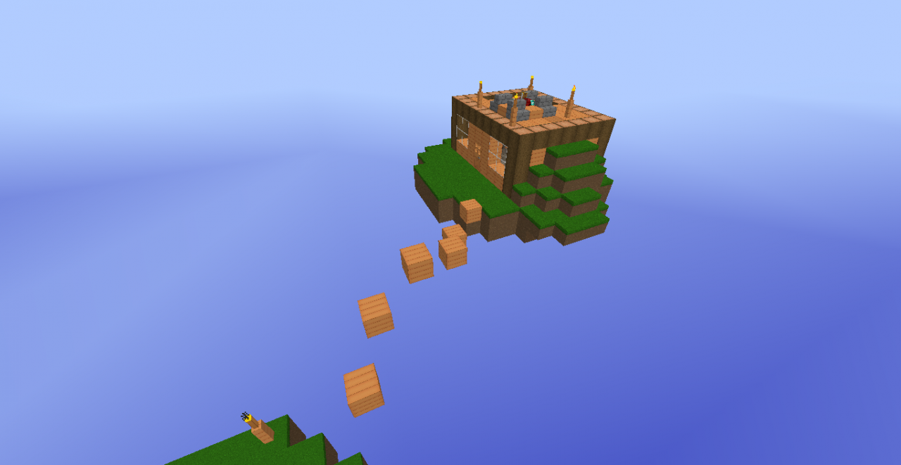 Easy To Make Sky Base Minecraft Map