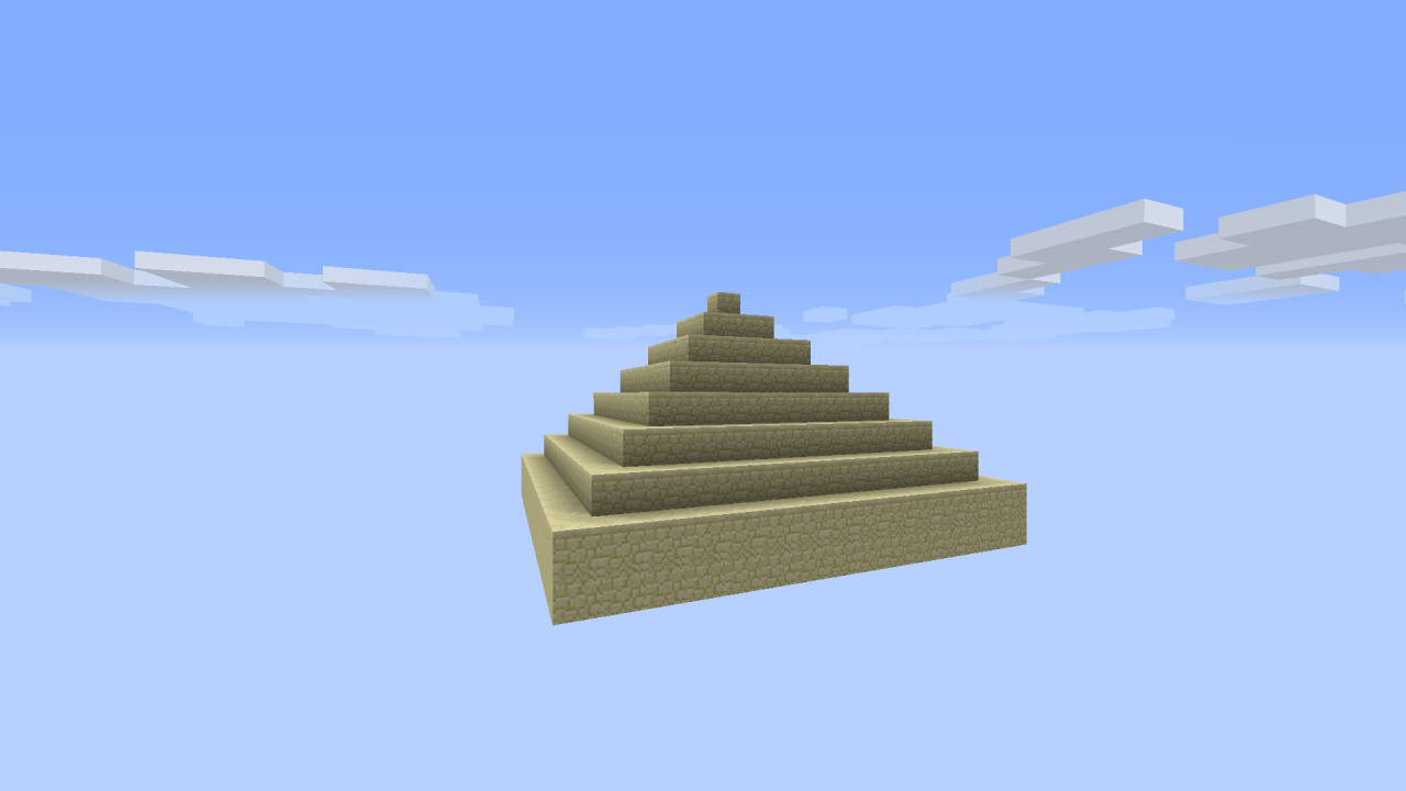 15x15 Pyramid Minecraft Map