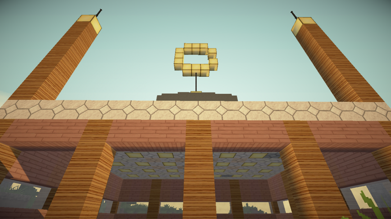 Simple Mosque In A Village Minecraft Map
