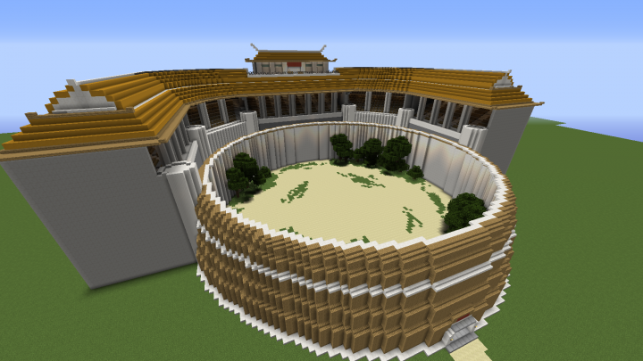Naruto PVP chunin stadium with DOWNLOAD! Minecraft Map