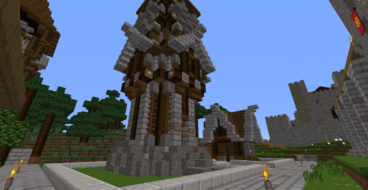 [SCHEM] Medieval Tower (By JMX_Games) Minecraft Map