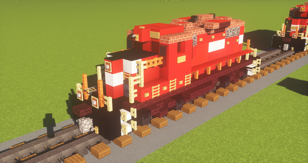 [1.5:1 Scale] Rebuilt EMD GP9u - CP Canadian Pacific diesel electric ...