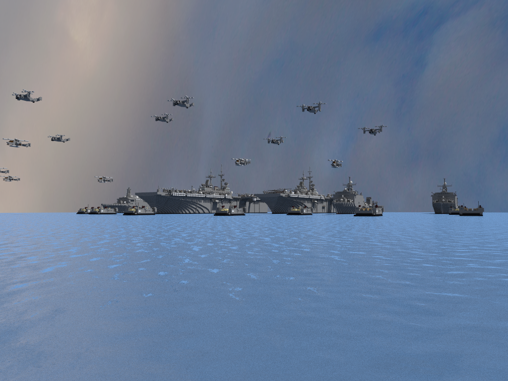 Landing fleet Minecraft Map