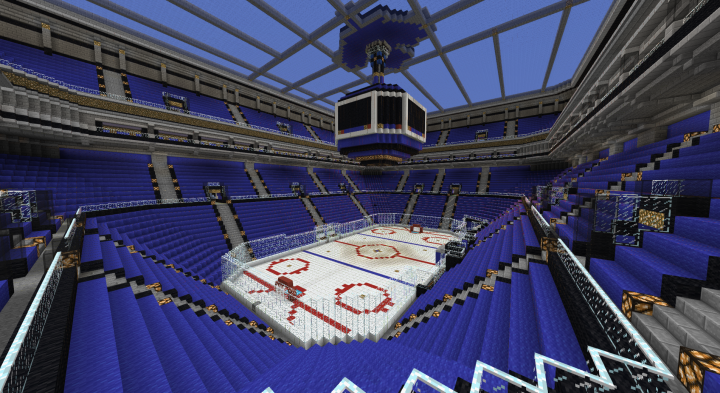 Full Size Hockey Arena Minecraft Map