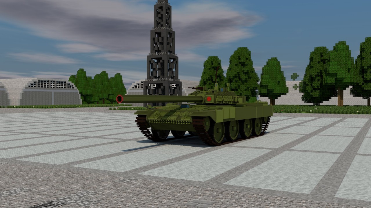 T 90 or my own tank Minecraft Map