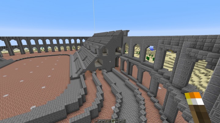 Arena - classic roman style - empty Minecraft Map