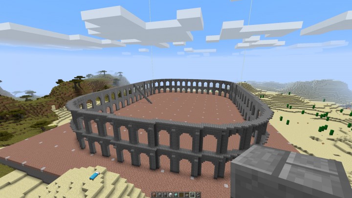 Arena - classic roman style - empty Minecraft Map