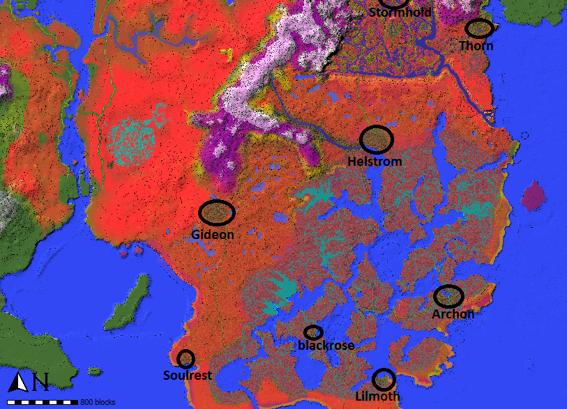 Tamriel Minecraft Map