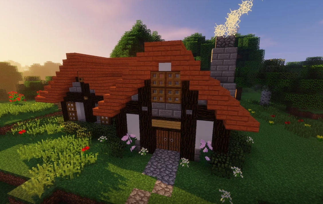 Easy cottage! (tutorial included) Minecraft Map