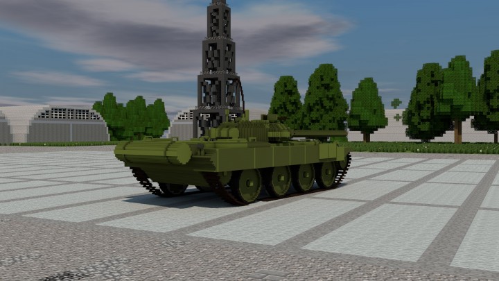 T 90 or my own tank Minecraft Map