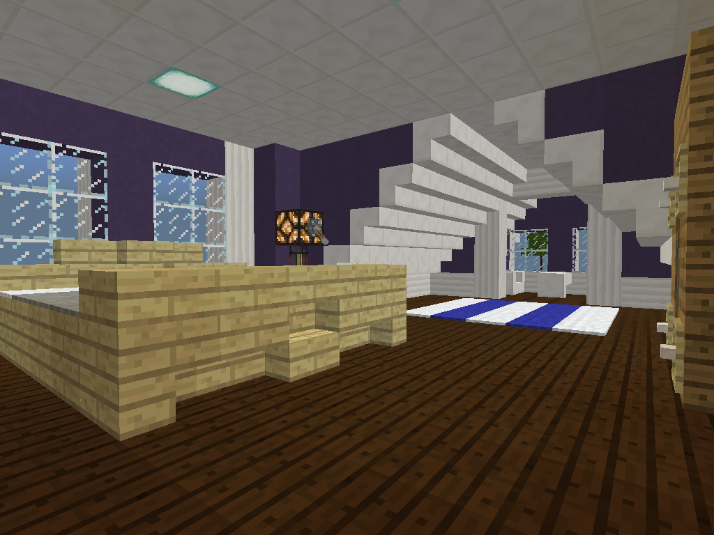 Blue Traditional Home Minecraft Map