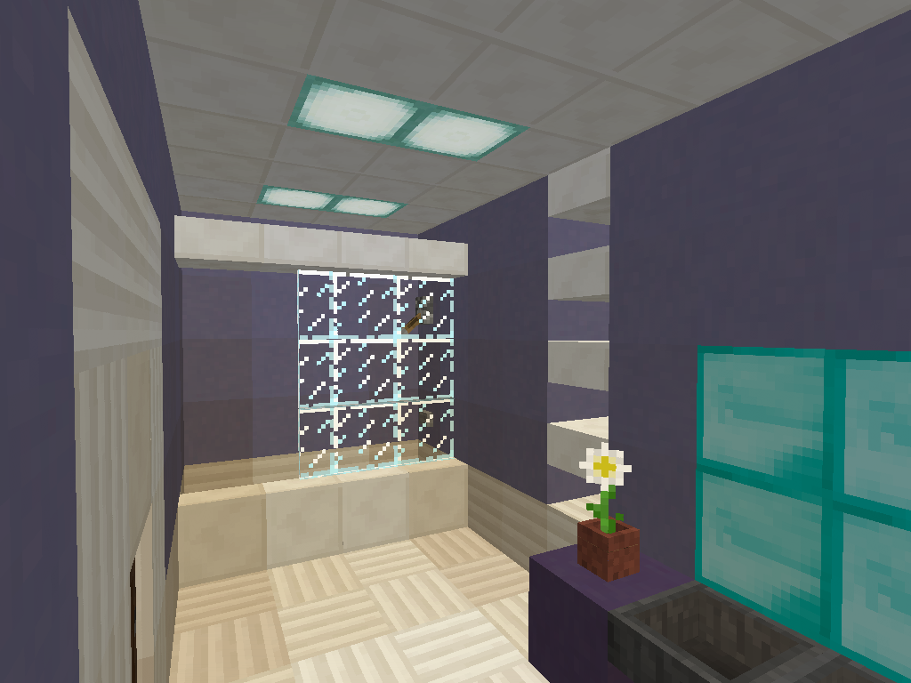 Blue Traditional Home Minecraft Map