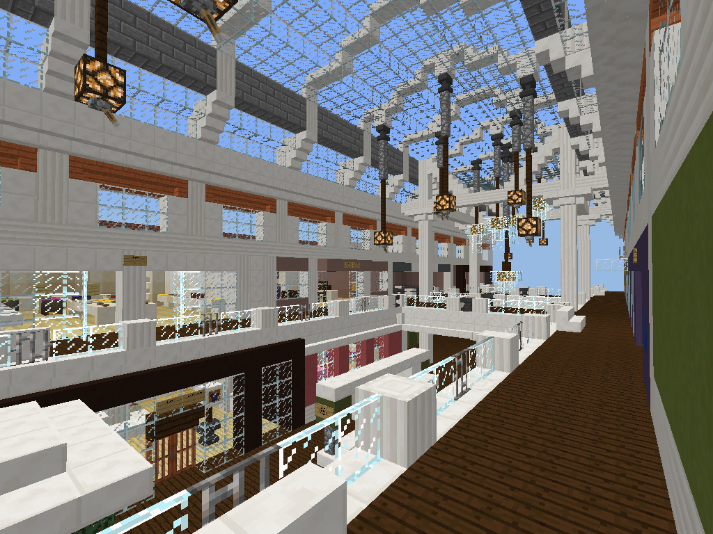 The Red Oak Mall Minecraft Map
