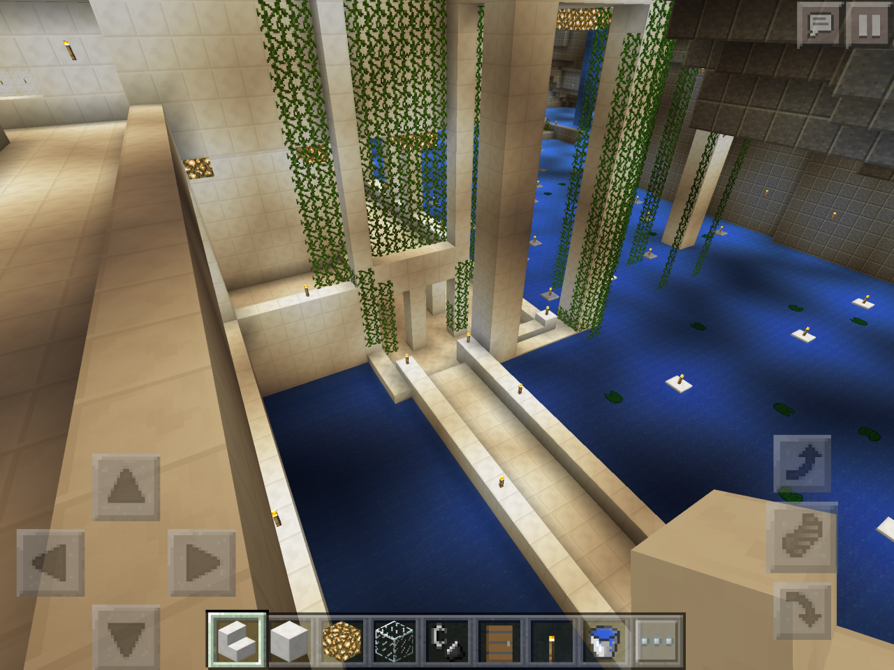 Minecraft Mansion Inside Mountain (LOST WORLD) (Father's) Minecraft Map