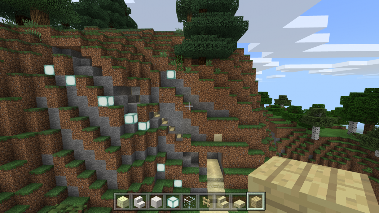 hill side tower of light Minecraft Map