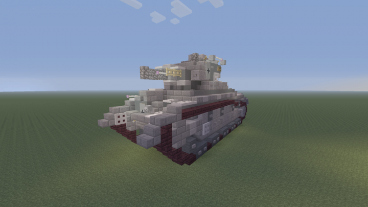 WWII German Neubaufahrzeug heavy tank Minecraft Map