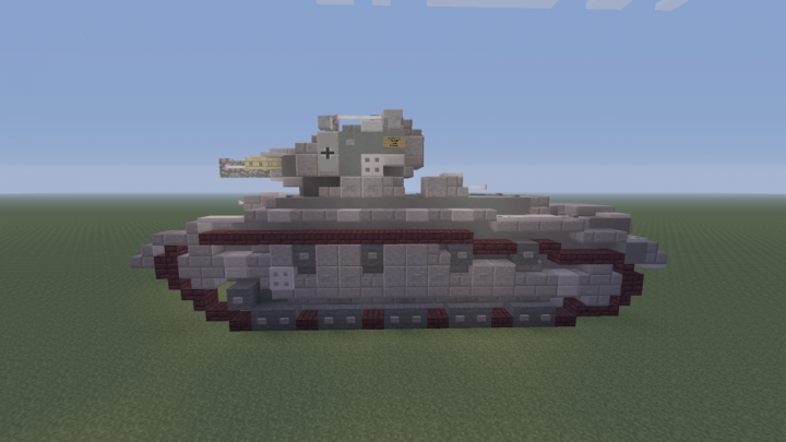 WWII German Neubaufahrzeug heavy tank Minecraft Map